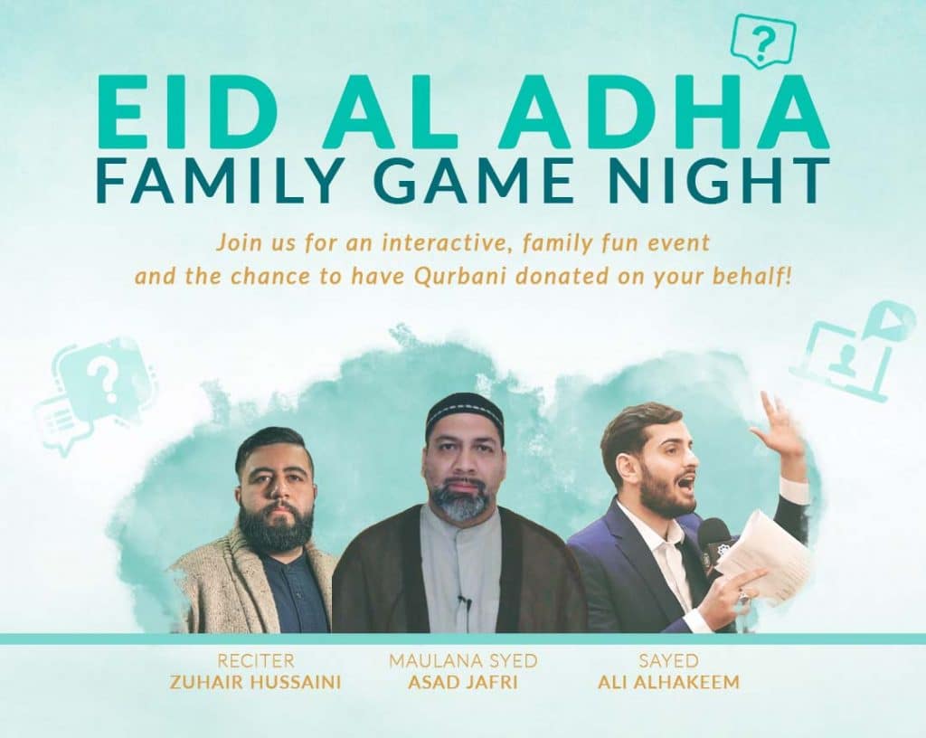 Eid Al Adha Family Game Night - The Zahra(s) Trust Canada
